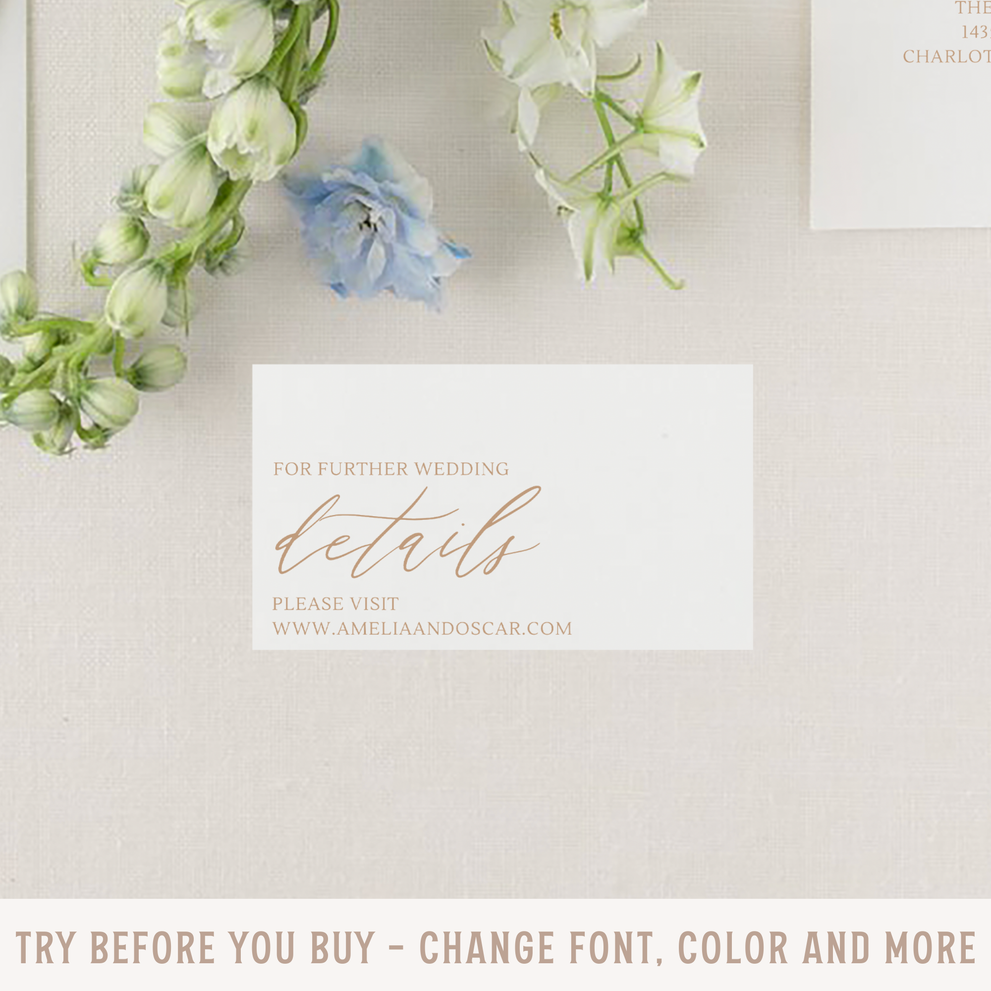 The 'Amelia' Website Card – JC Paper & Co.