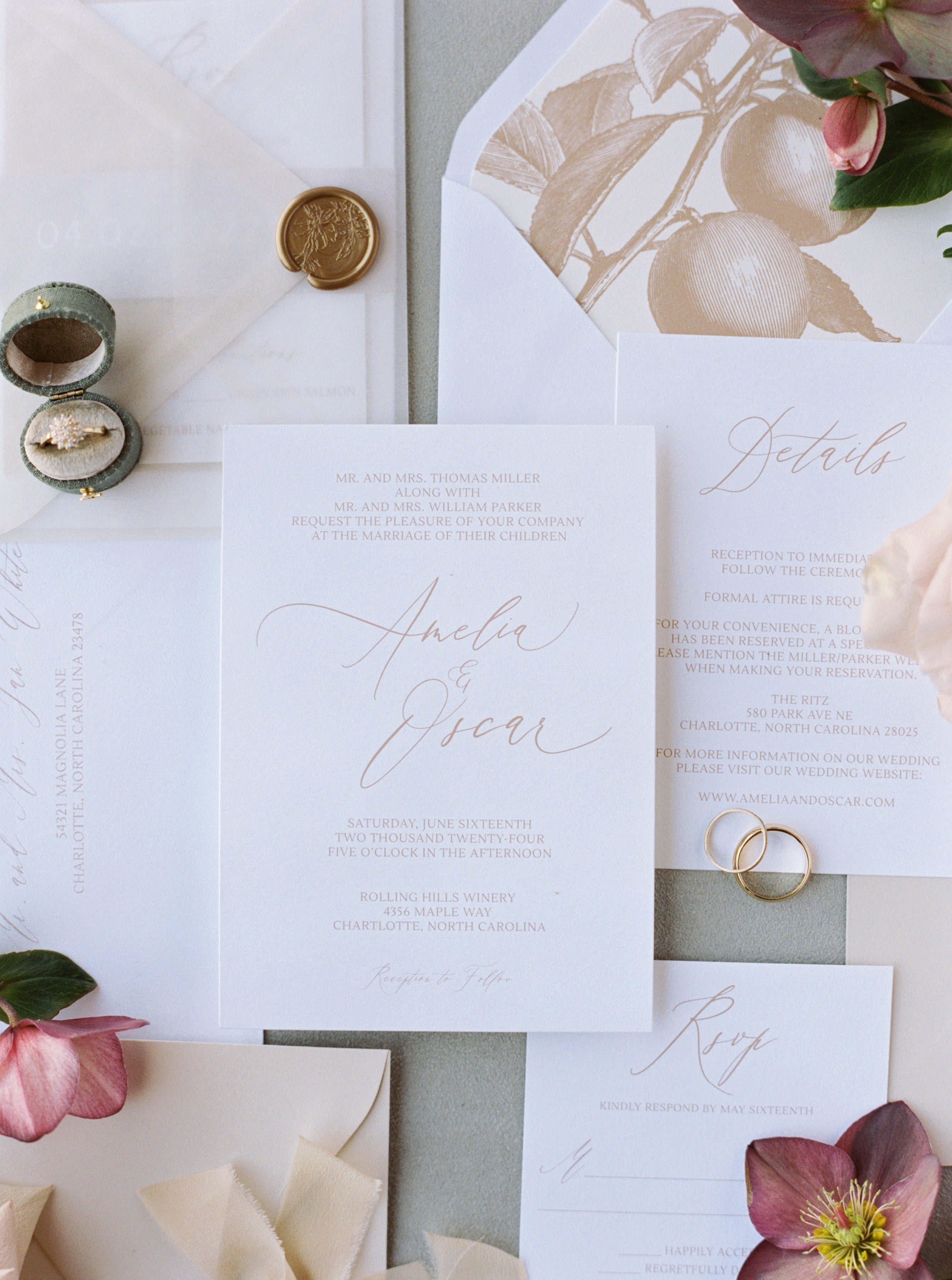 Amelia Styled Invitation Set – JC Paper & Co.