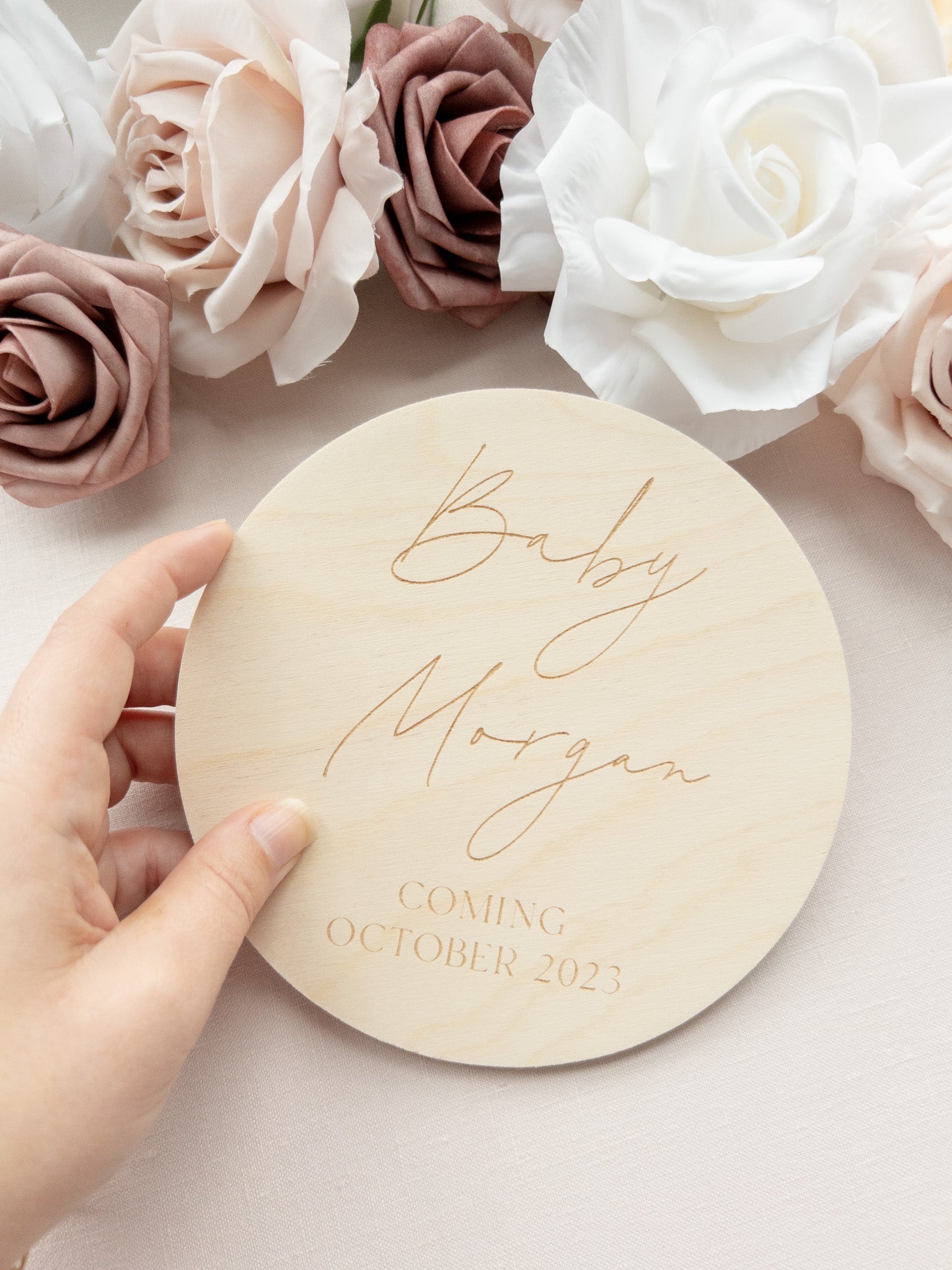 Baby Name Signs for Nursery | Pregnancy Sign | JC Paper & Co.